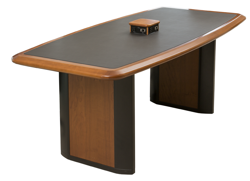 Power and Data Connected Conference Table for Six - Caretta Workspace Power and Data Connected Conference Table for Six - Caretta Workspace